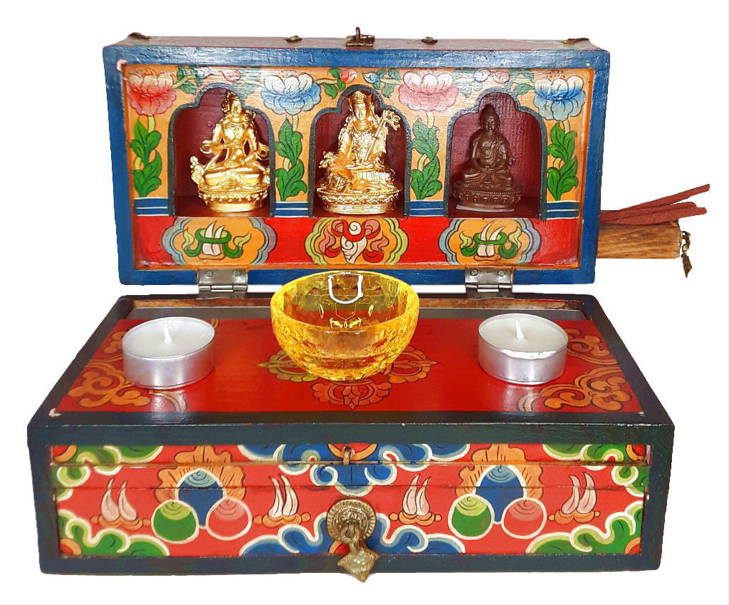 Traveling Wooden Shrine Box – Dharma Treasures