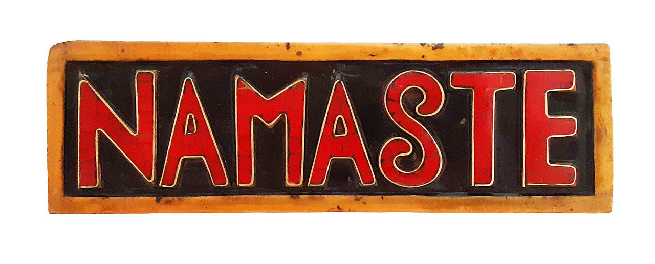 Namaste Sign, Black – Dharma Treasures