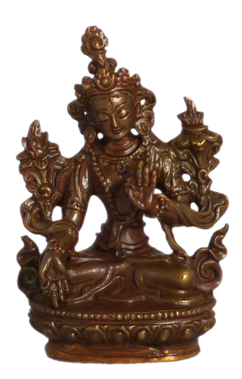 Mini Copper White Tara – Dharma Treasures